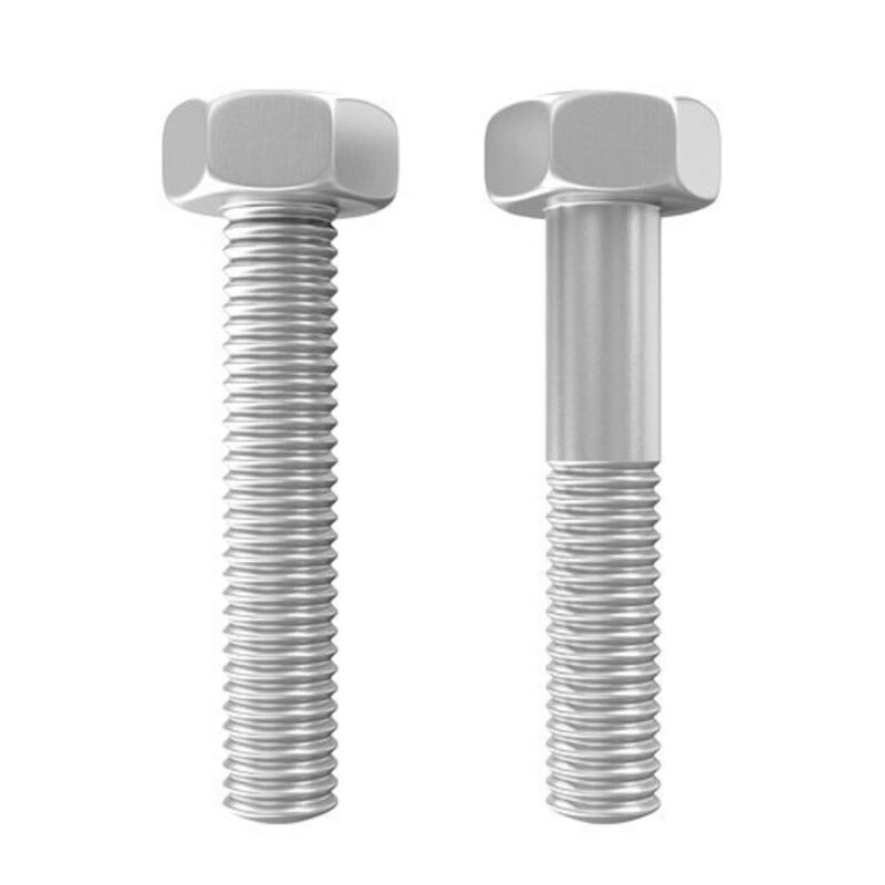 SS 304 Hex Screw M6 X 10 x 10 Nos – Aanuraj Fasteners